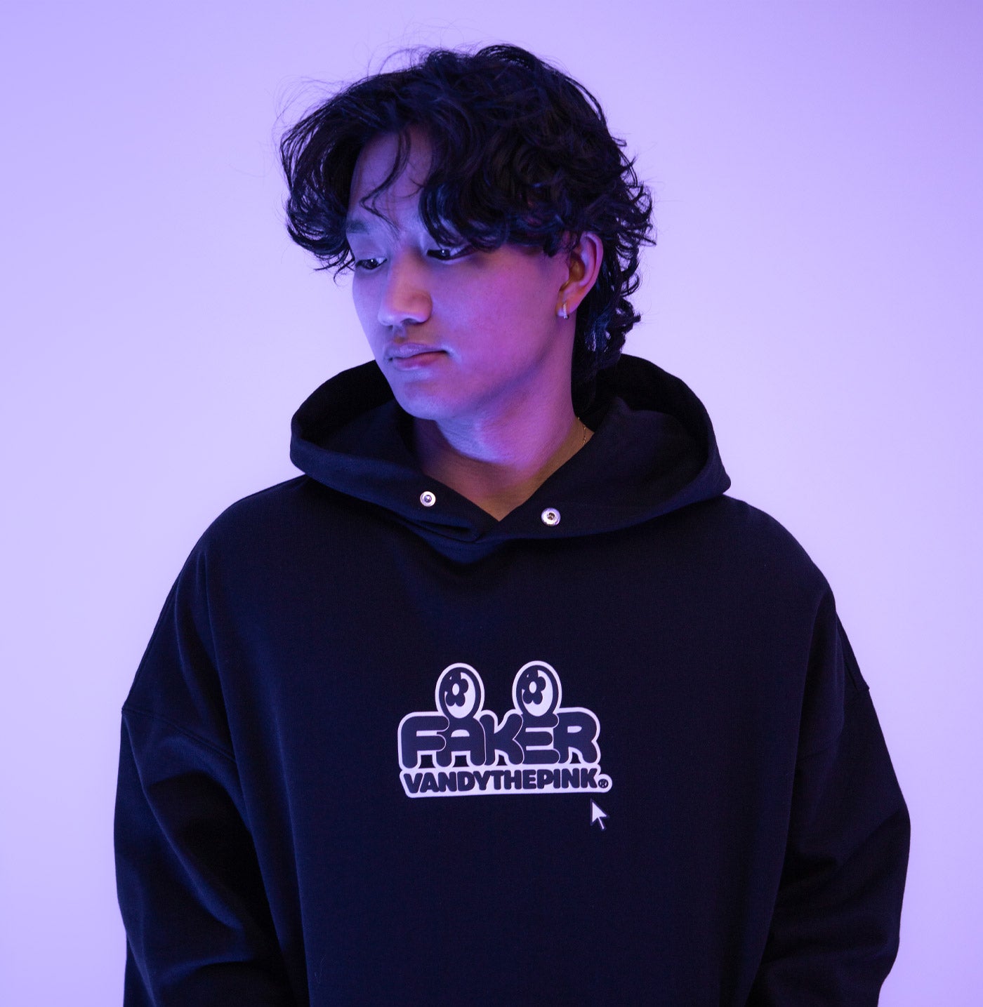[FAKER X VANDYTHEPINK] Hoodie - Black – T1 Shop