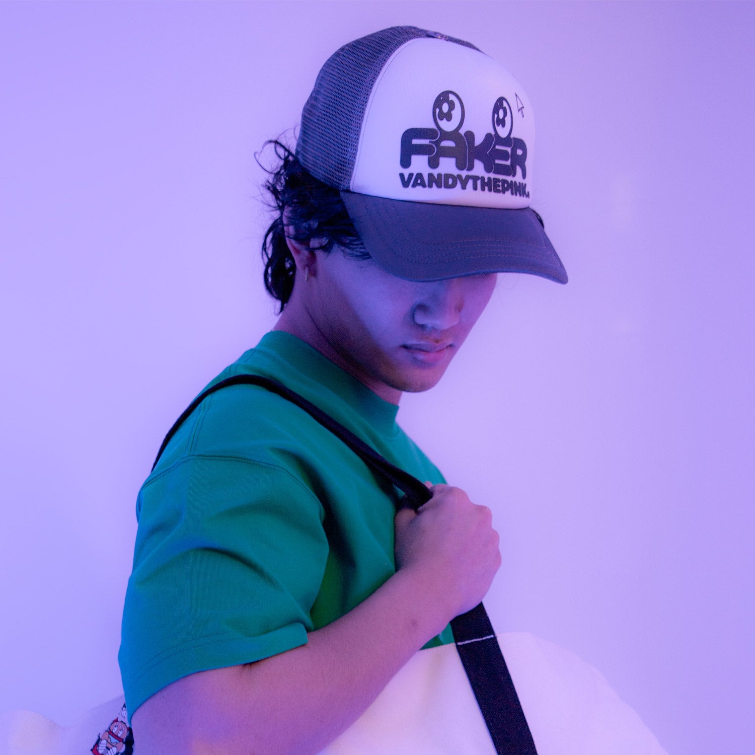 [FAKER X VANDYTHEPINK] Trucker Hat - Black – T1 Shop