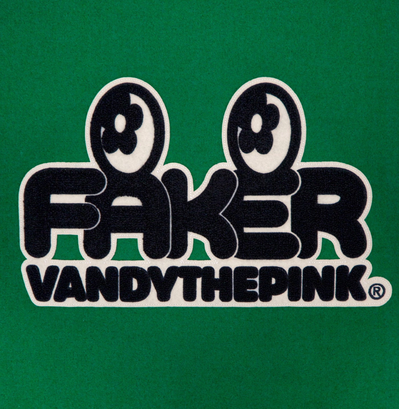 [FAKER X VANDYTHEPINK] Varsity Jacket - Green – T1 Shop