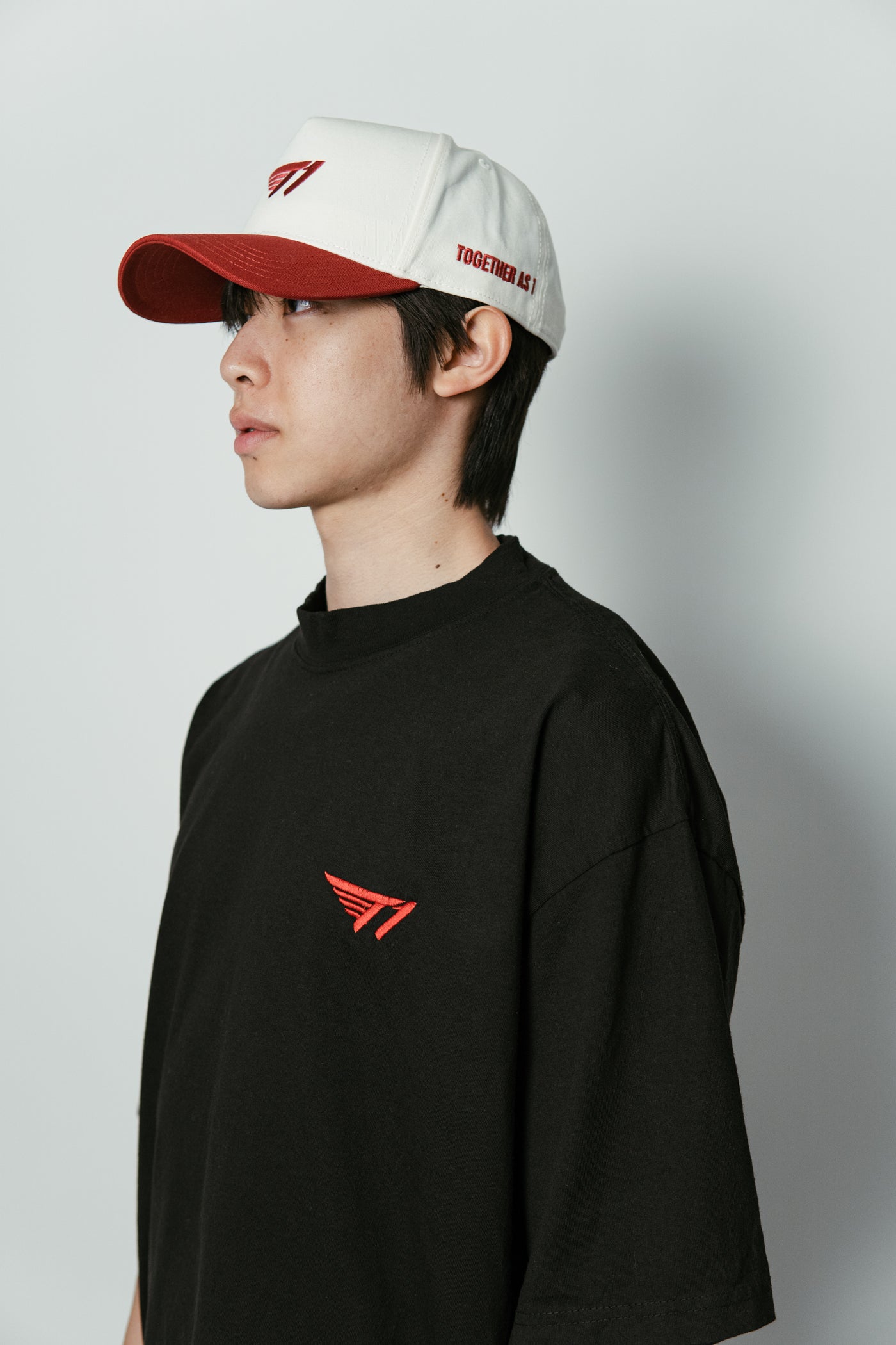 T1 Together As 1 Cap - Red/Natural – T1 Shop
