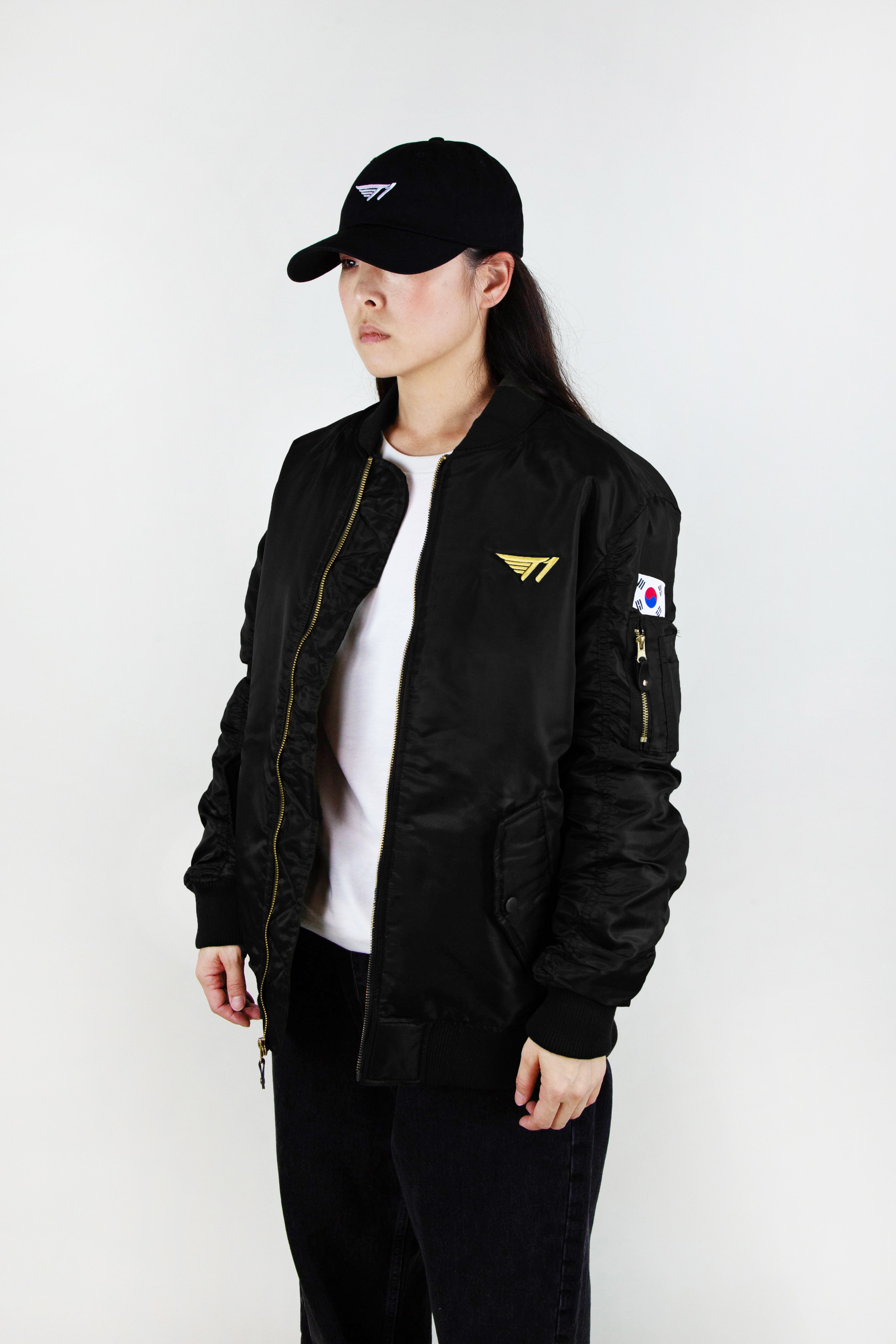 T1 Bomber Jacket_Black – T1 Shop
