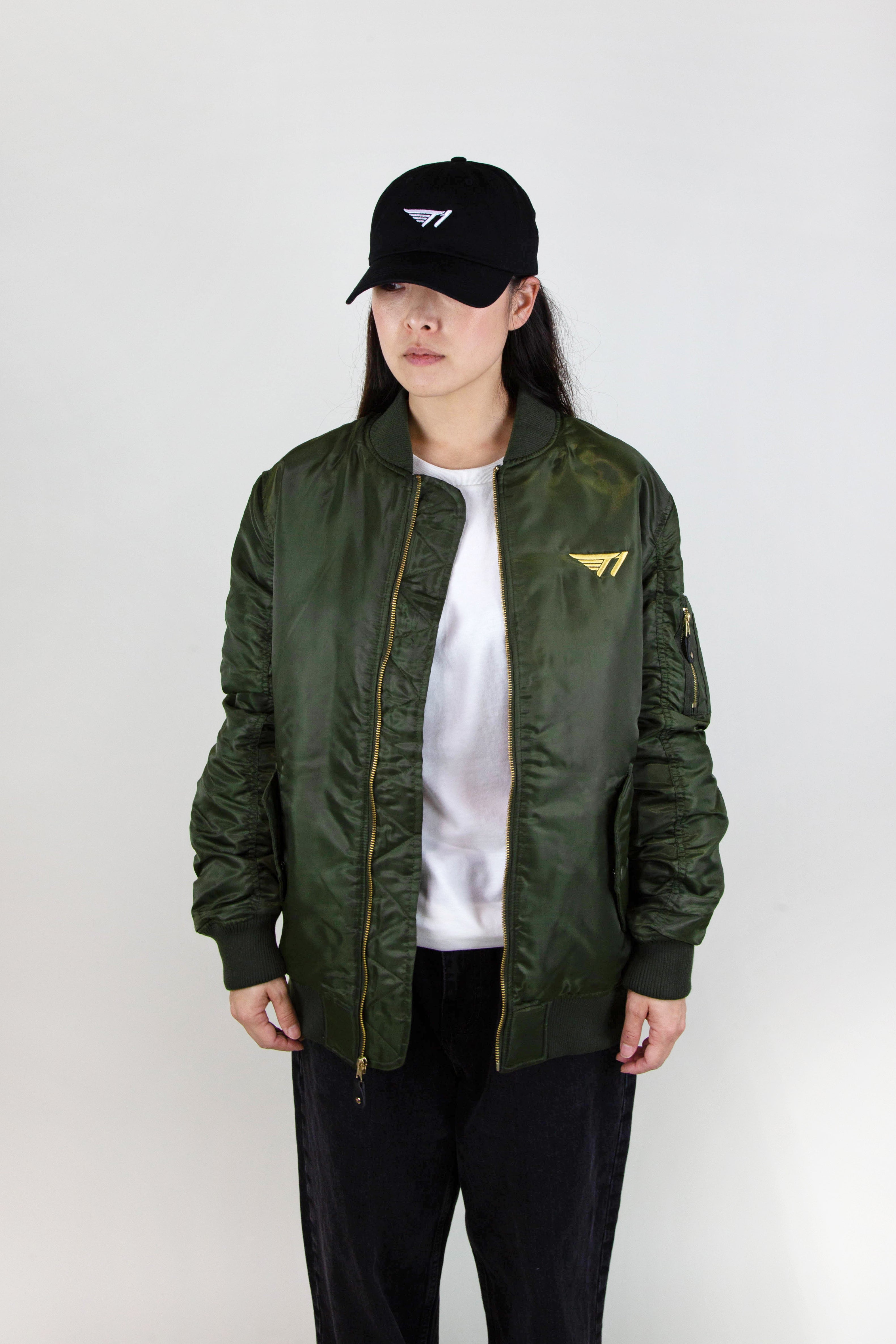 T1 Bomber Jacket_Olive – T1 Shop